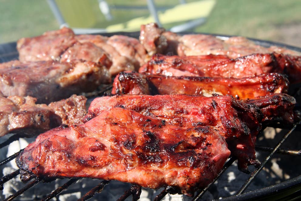 Bbq Chinese Style Lamb Ribs Stock Photo - Image of party, lamb: 3198280