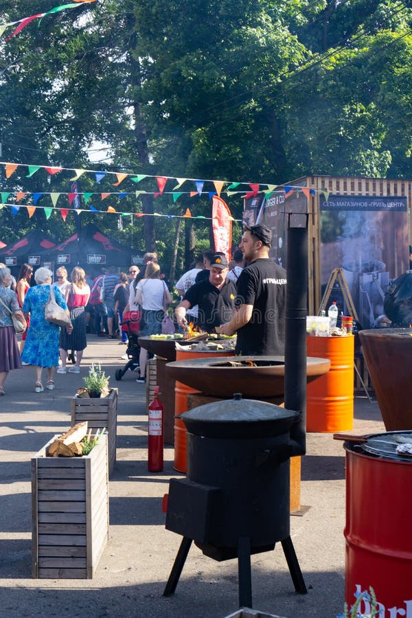 Russia, Moscow, 26-28th July 2019, BBQ Festival in Moscow, Sokolniki ...