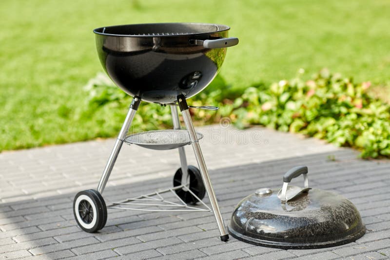 Bbq grill brazier outdoors editorial photo. Image of heater - 181739651