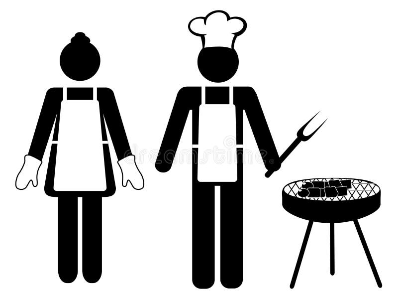 Bbq icon stock vector. Illustration of cook, heat, cookout - 17388312