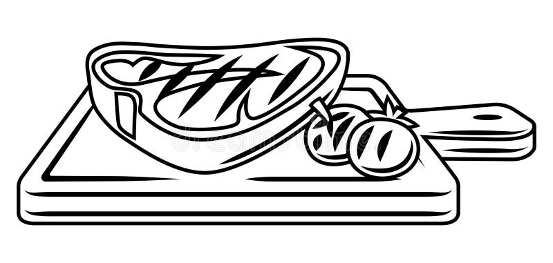 Border Ribeye Steak Stock Illustrations – 27 Border Ribeye Steak Stock ...