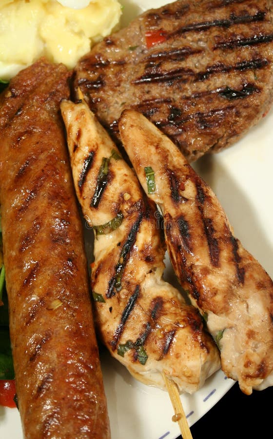 BBQ Lunch 5 stock photo. Image of flavorsome, lunch, meal - 3136832