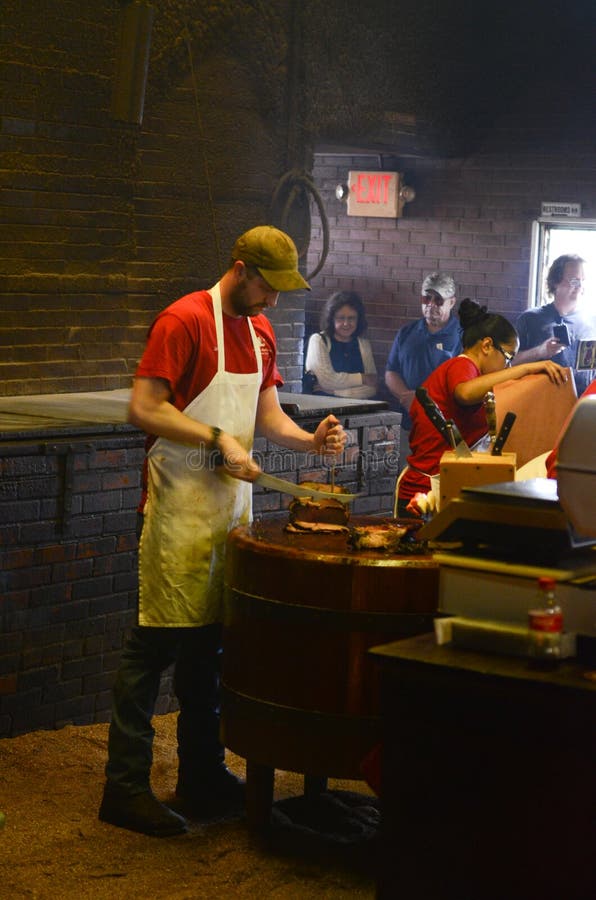 BBQ man editorial stock image. Image of place, indoors - 39024809