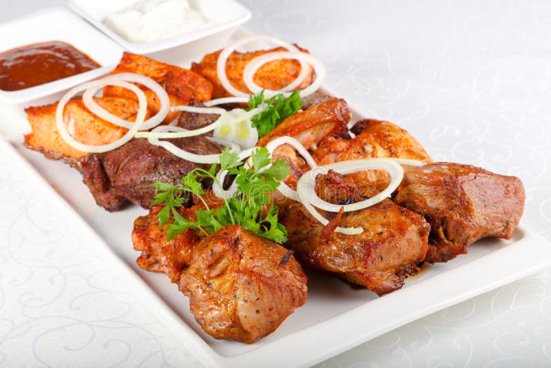 BBQ mix stock image. Image of pepper, poultry, meat - 120835997