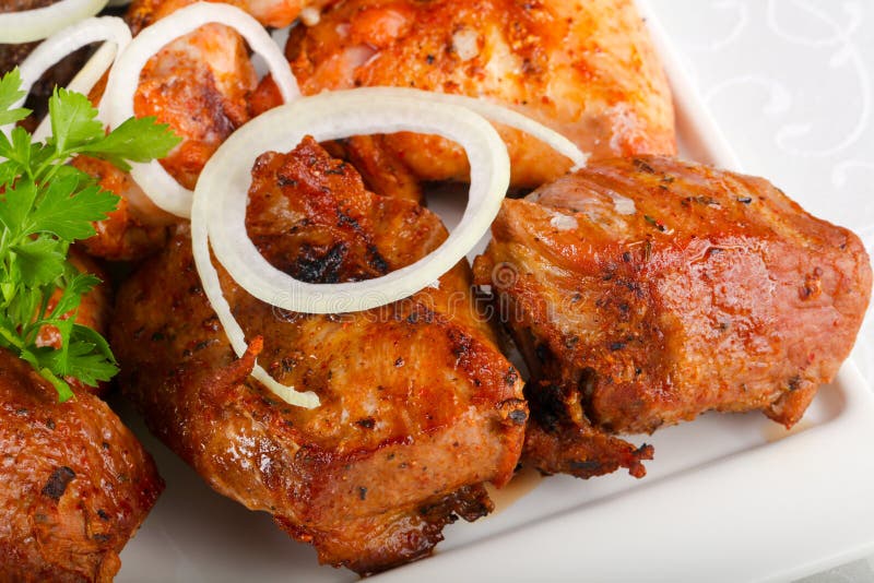 BBQ mix stock image. Image of roast, fresh, kebab, fried - 125653389