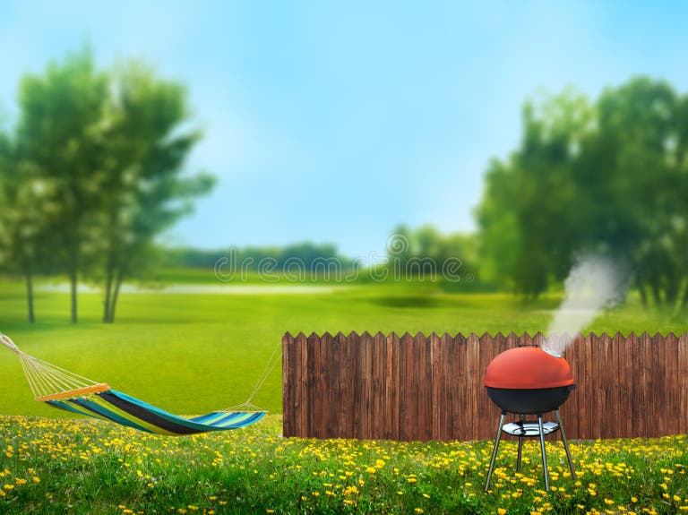 Summertime Backyard Stock Illustrations – 4,516 Summertime Backyard ...