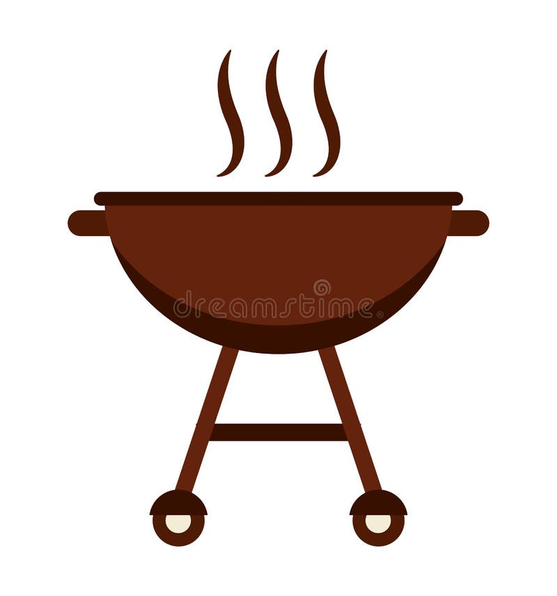 Bbq pictogram vector illustratie. Illustration of restaurant - 51749801