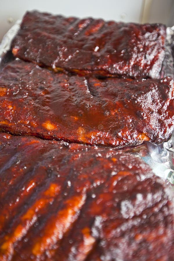 BBQ Ribs stock photo. Image of meat, barbeque, charbroiled - 34125140