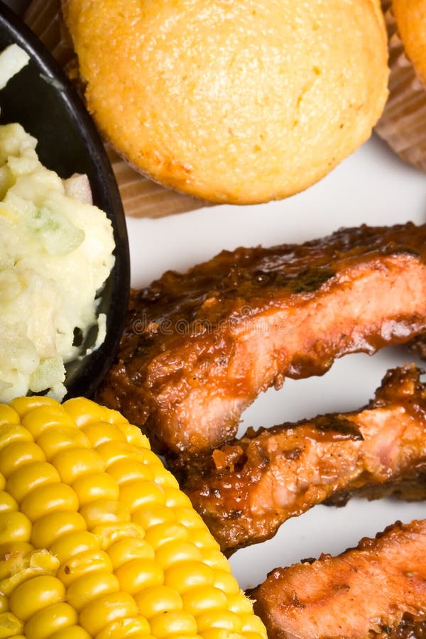 Bbq rib stock image. Image of restaurant, charbroiled - 4548751