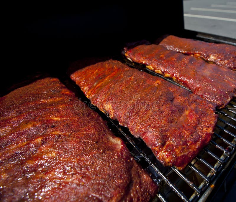 BBQ Ribs stock photo. Image of meat, barbeque, charbroiled - 34125140
