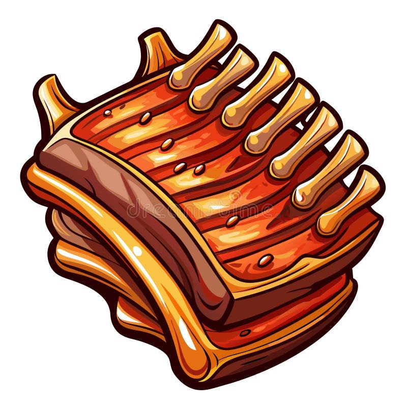 BBQ Ribs, Bone Grilled Pork Ribs Transparent Background Png Stock ...