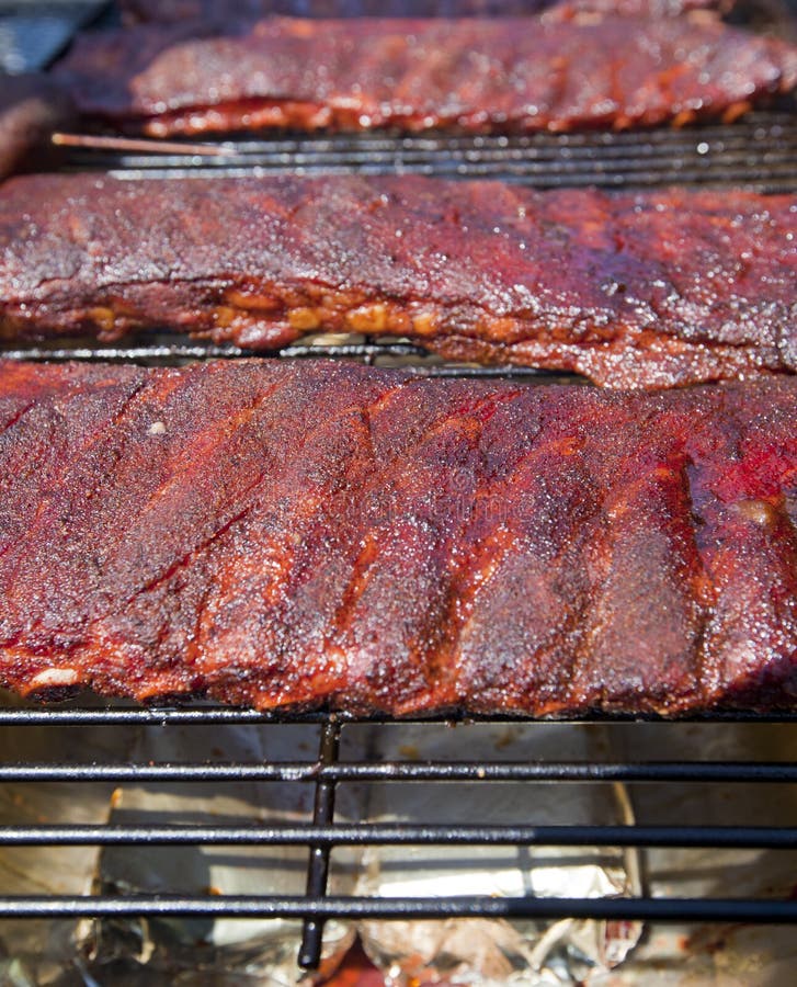 BBQ Ribs stock photo. Image of meat, barbeque, charbroiled - 34125140