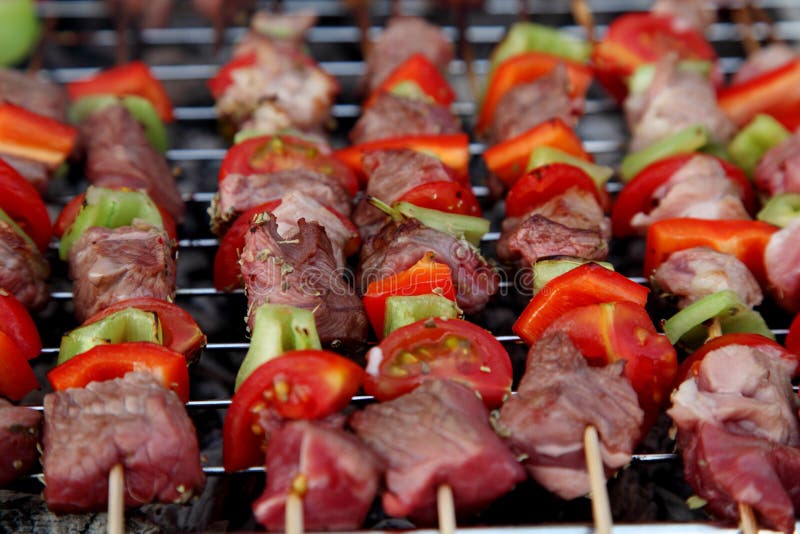 BBQ Sticks stock photo. Image of shish, kebab, sticks - 14628356