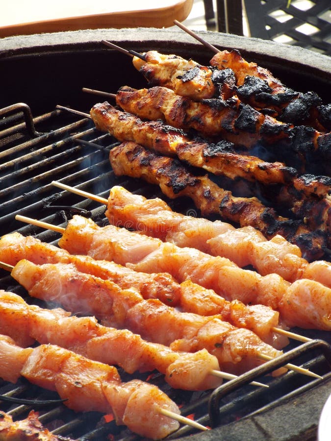 BBQ Time stock image. Image of meal, kebob, meat, summer - 52361347