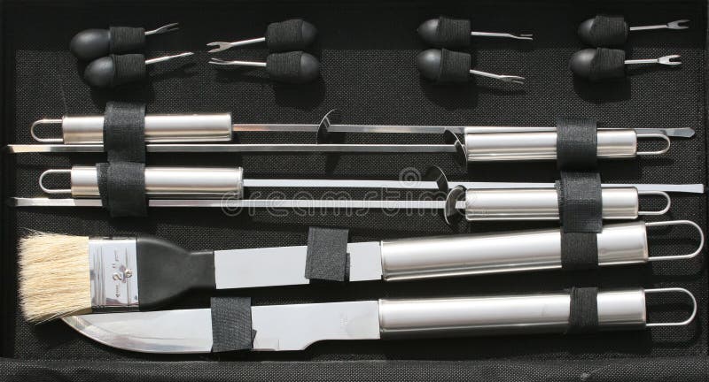 Bbq utensils stock image. Image of tool, neat, barbeque - 13455329