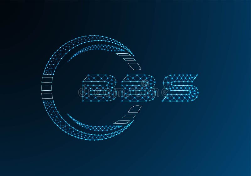 BBS Low Poly Letter Logo Vector Design. BBS Lower Poly Logo Stock ...