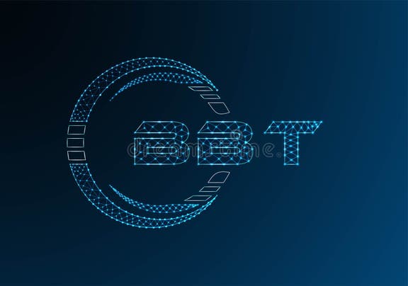 BBT Low Poly Letter Logo Vector Design. BBT Lower Poly Logo Stock ...
