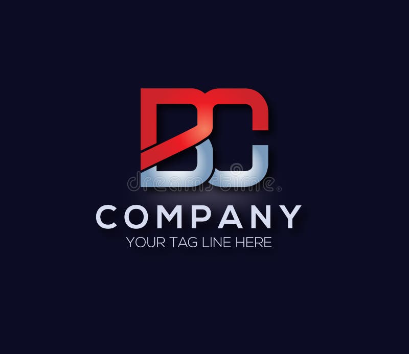 BC Alphabet Modern Logo Design Concept Stock Vector - Illustration of ...