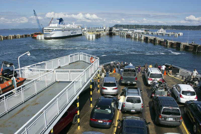 BC Ferry Approaches Terminal Editorial Stock Photo - Image of ...