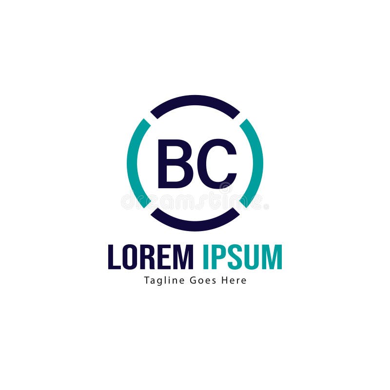 BC Letter Logo Design. Creative Modern BC Letters Icon Illustration ...
