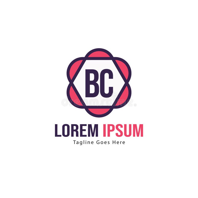 BC Letter Logo Design. Creative Modern BC Letters Icon Illustration ...