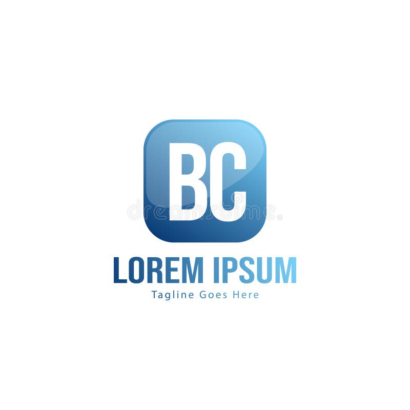 BC Letter Logo Design. Creative Modern BC Letters Icon Illustration ...