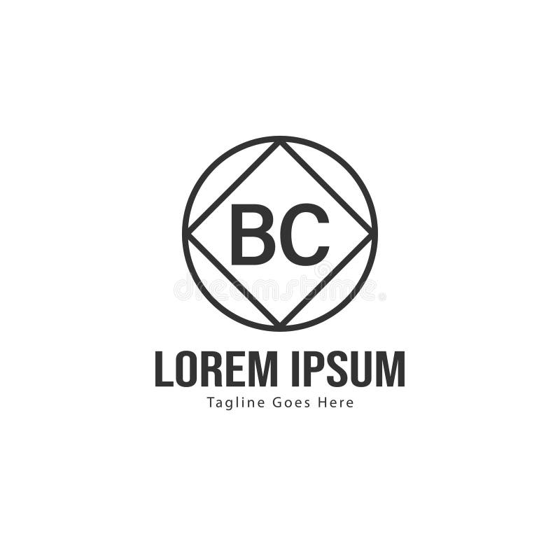 BC Letter Logo Design. Creative Modern BC Letters Icon Illustration ...