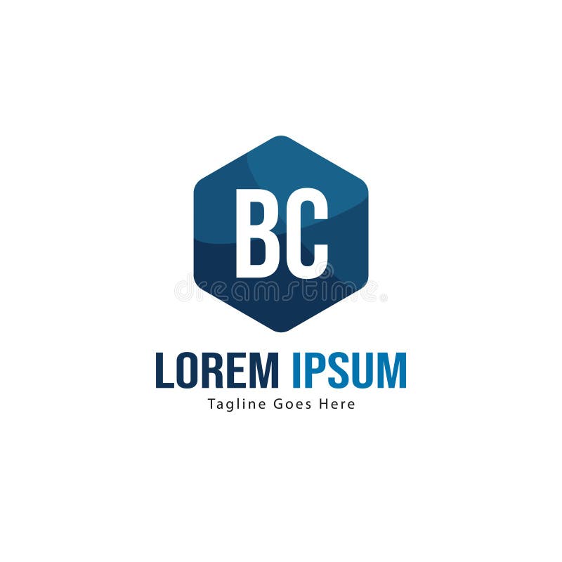 BC Letter Logo Design. Creative Modern BC Letters Icon Illustration ...