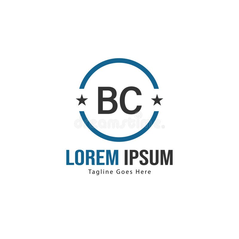 BC Letter Logo Design. Creative Modern BC Letters Icon Illustration ...