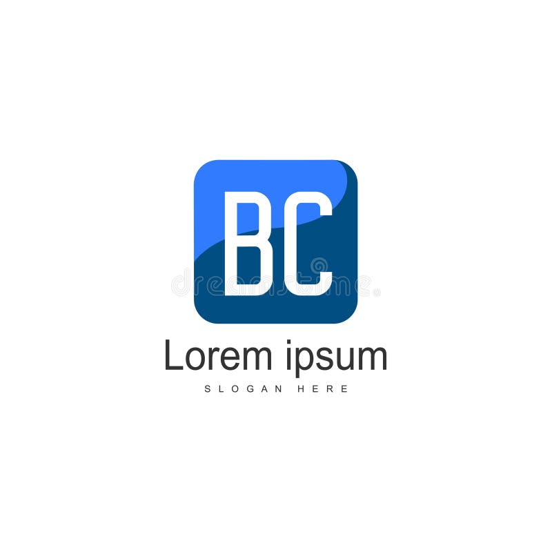 BC Letter Logo Design. Creative Modern BC Letters Icon Illustration ...