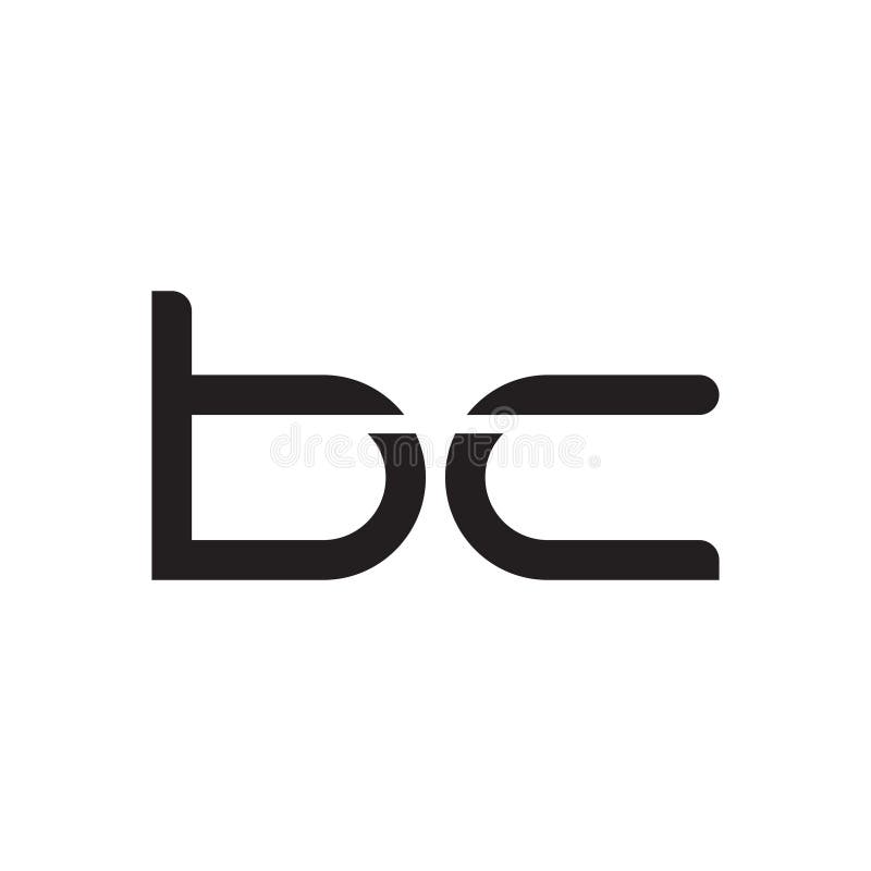 Bc Pictogram Beginlettervectorlogo Vector Illustratie - Illustration of ...