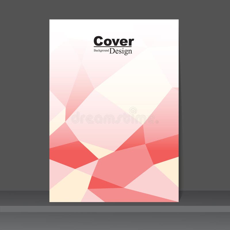 Polygon Geometric Cover Design Template Copy Stock Vector ...