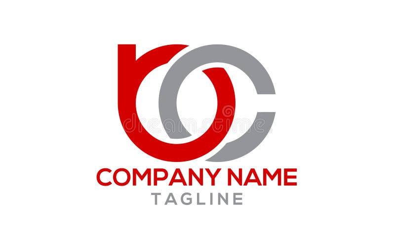 Bc Typography Logo Design Alphabet Stock Vector - Illustration of ...