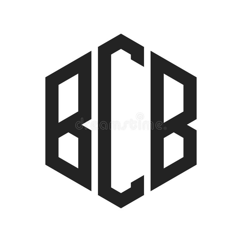 BCB Logo Design. Initial Letter BCB Monogram Logo Using Hexagon Shape ...