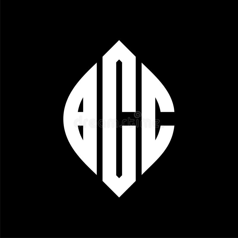 BCC Circle Letter Logo Design with Circle and Ellipse Shape. BCC ...