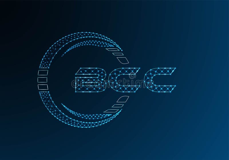 BCC Low Poly Letter Logo Vector Design. BCC Lower Poly Logo Stock ...