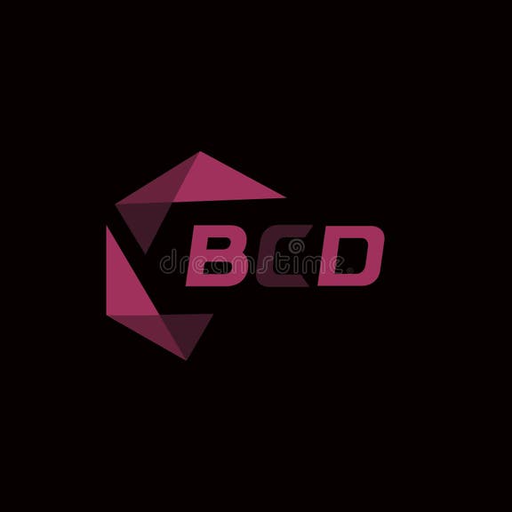 BCD Creative Minimalist Letter Logo. BCD Unique Vector Initials ...