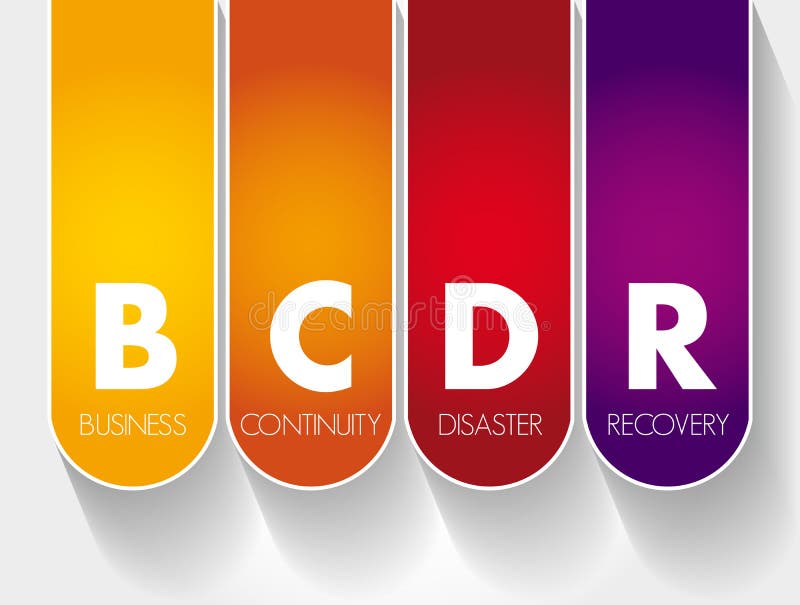 BCDR - Business Continuity Disaster Recovery Acronym, Business Concept ...