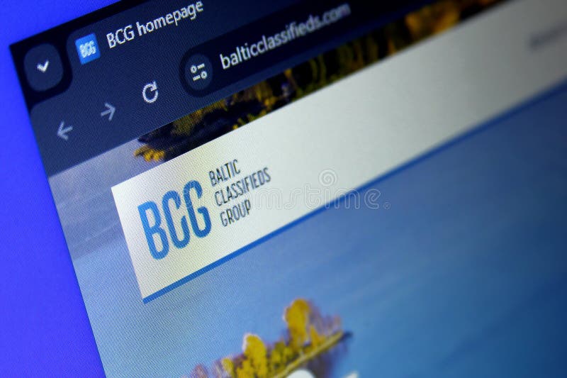 BCG , Lithuanian Company Baltic Classifieds Group Editorial Stock Photo ...