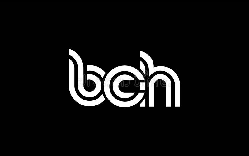 BCH Creative Unique Modern Letter Logo Design Stock Vector ...