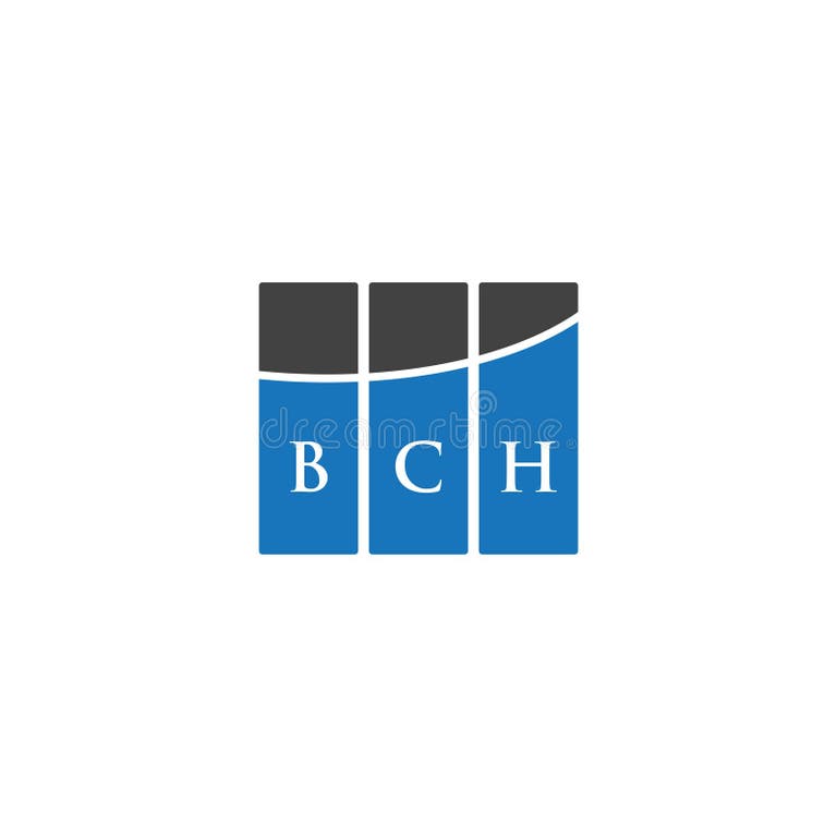 BCH Letter Logo Design on BLACK Background. BCH Creative Initials ...
