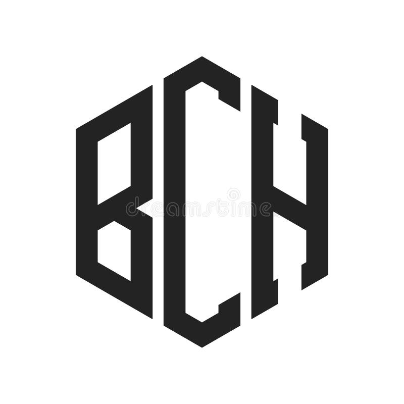 BCH Logo Design. Initial Letter BCH Monogram Logo Using Hexagon Shape ...