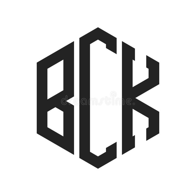 BCK Logo Design. Initial Letter BCK Monogram Logo Using Hexagon Shape ...