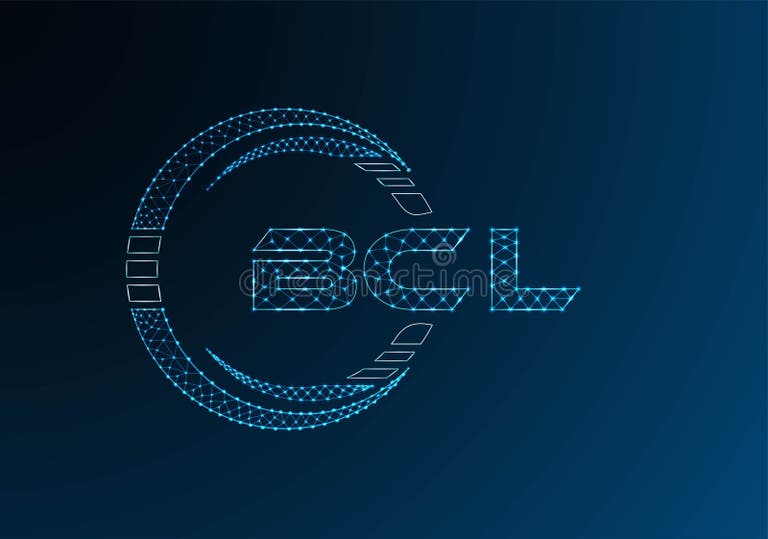 BCL Low Poly Letter Logo Vector Design. BCL Stock Vector - Illustration ...