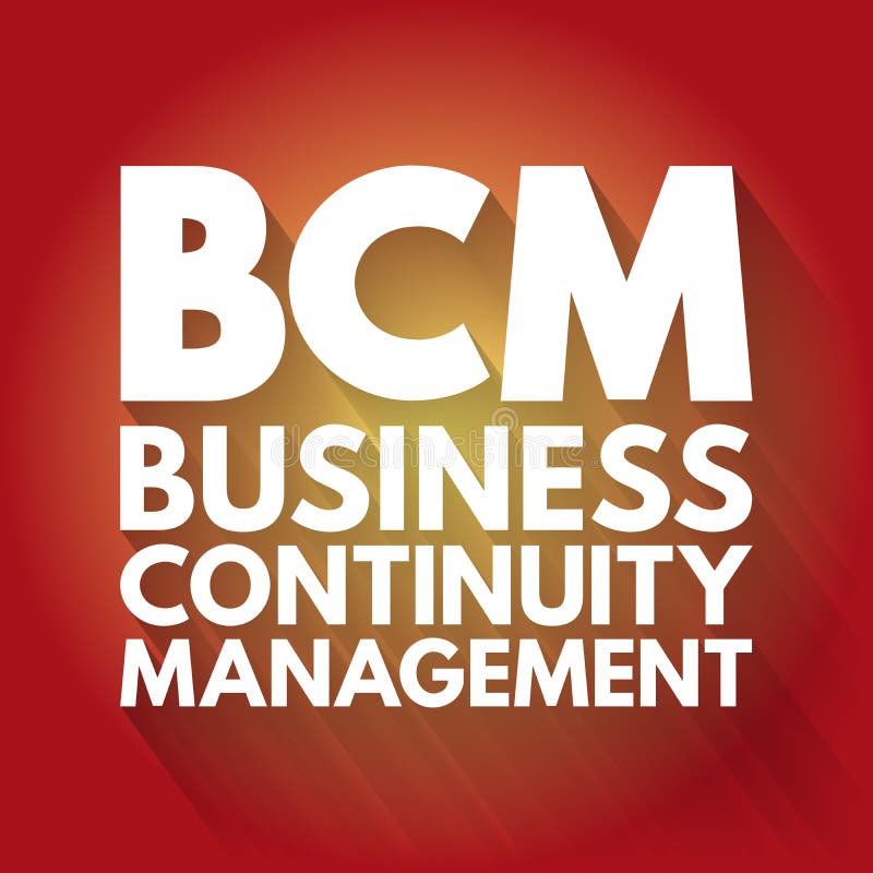BCM - Business Continuity Management, Acronym Stock Image - Image of ...