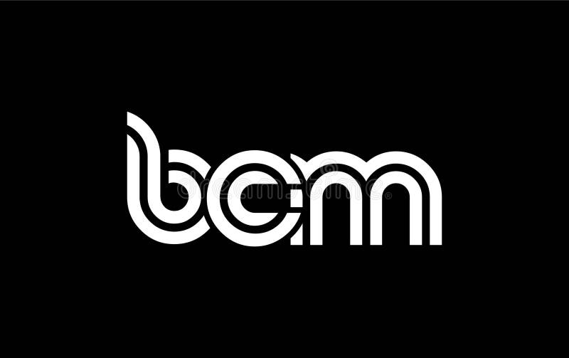 BCM Creative Unique Modern Letter Logo Design Stock Vector ...