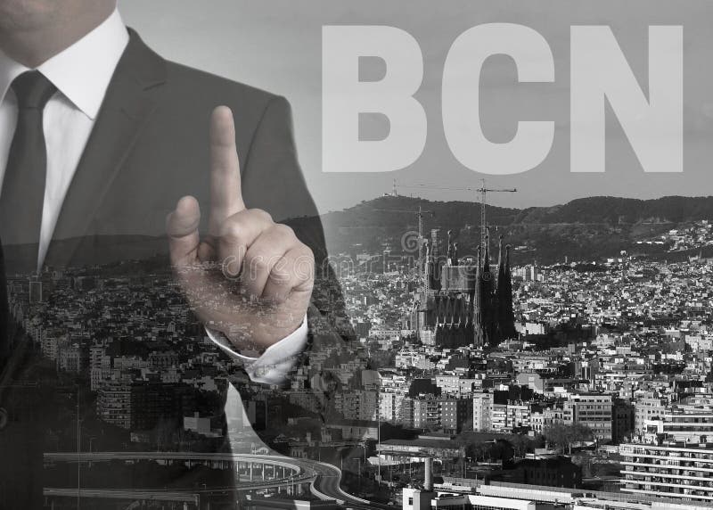 Bcn Skyline Panorama Concept Background Stock Photos - Free & Royalty ...