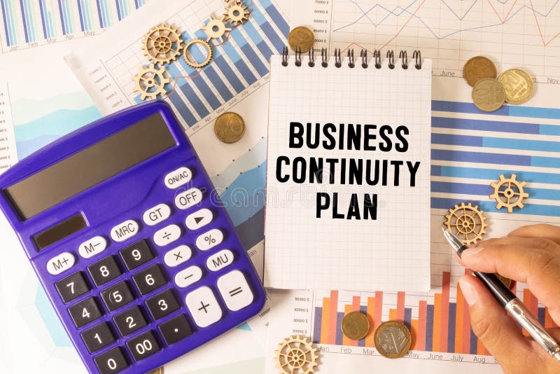 BCP Business Continuity Plan is on the Table Stock Image - Image of ...