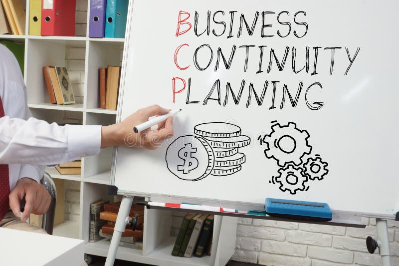 BCP Business Continuity Planning is Shown Using the Text on the Board ...