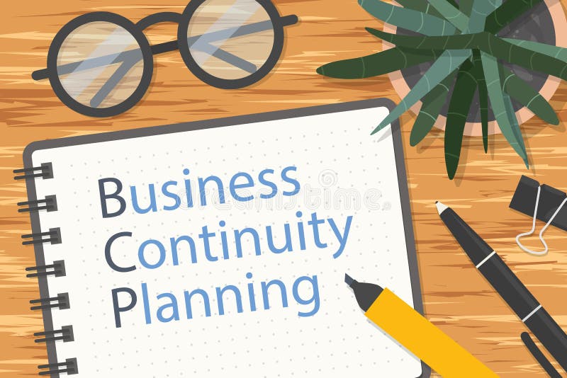 BCP Business Continuity Planning Written in a Notebook on Wooden Table ...